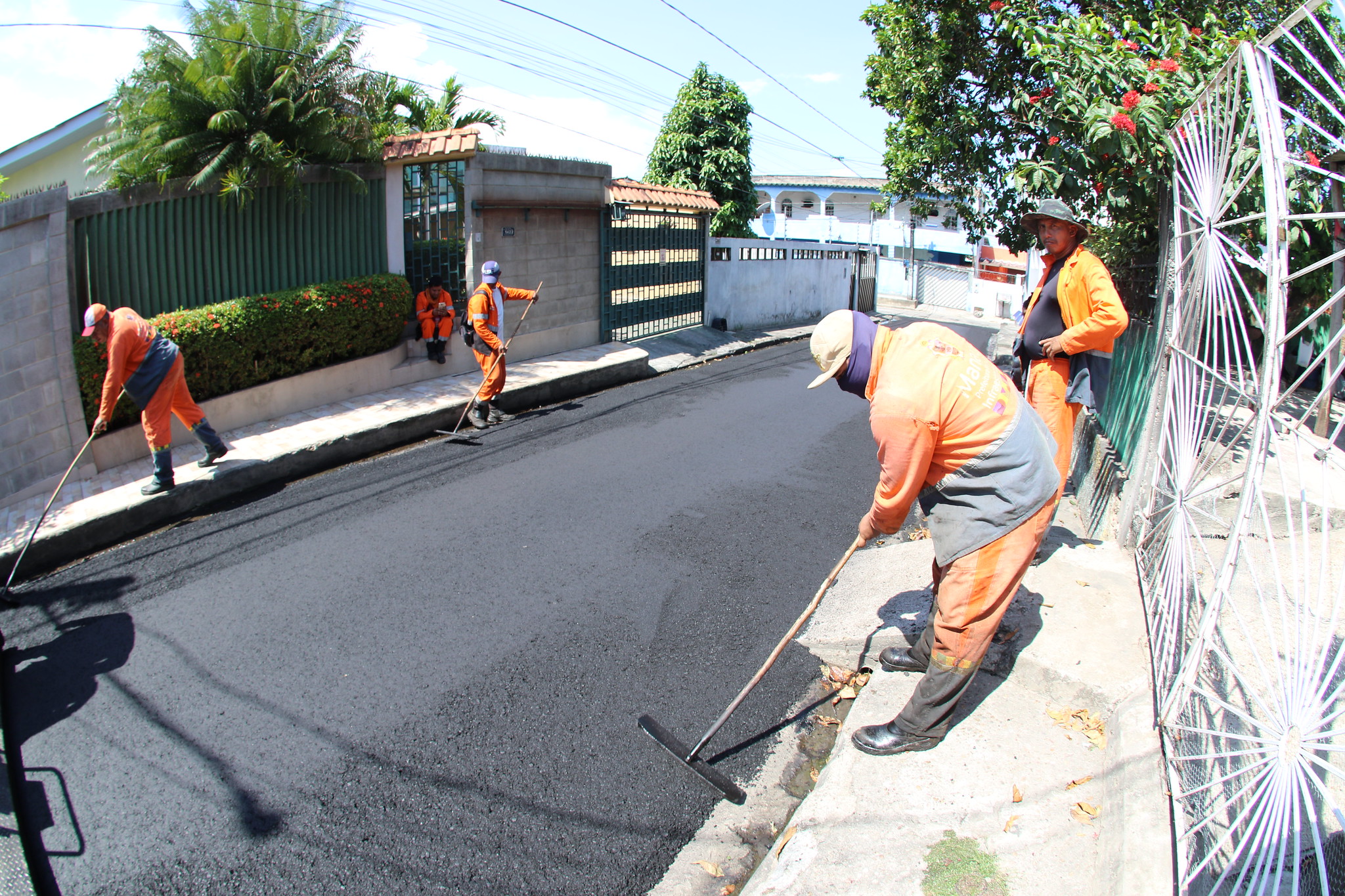 Bairro Japiim 2 recebe obras do programa “Asfalta Manaus” da prefeitura
